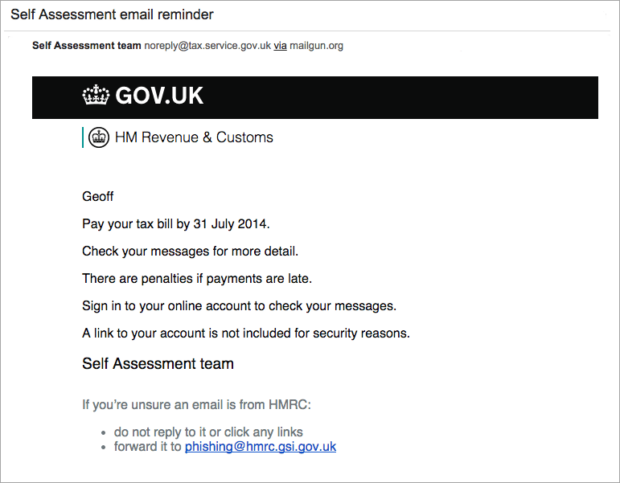 The design of government emails – Design in government