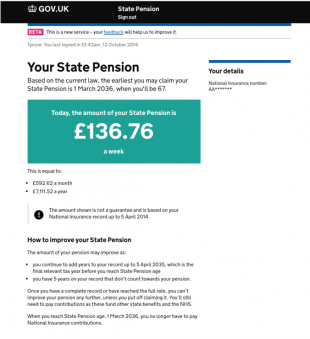 Improving the Check your State Pension service in public beta – Design ...
