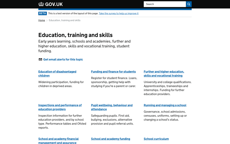 Designing new navigation elements for GOV.UK – Design in government