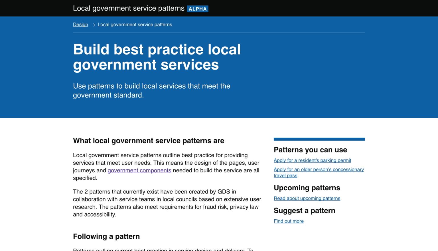 2017 – Design in government